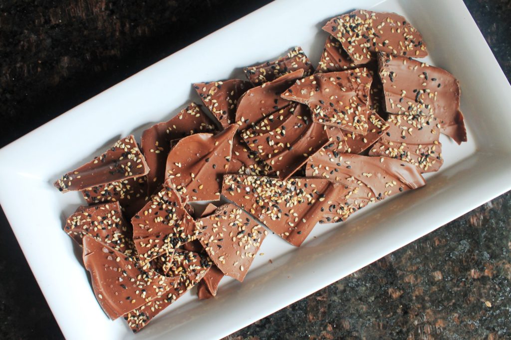 Milk Chocolate Sesame Bark